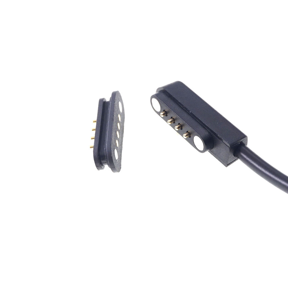 RTLECS Magnetic USB Charging Cable Male Female Spring-Loaded Pin ...