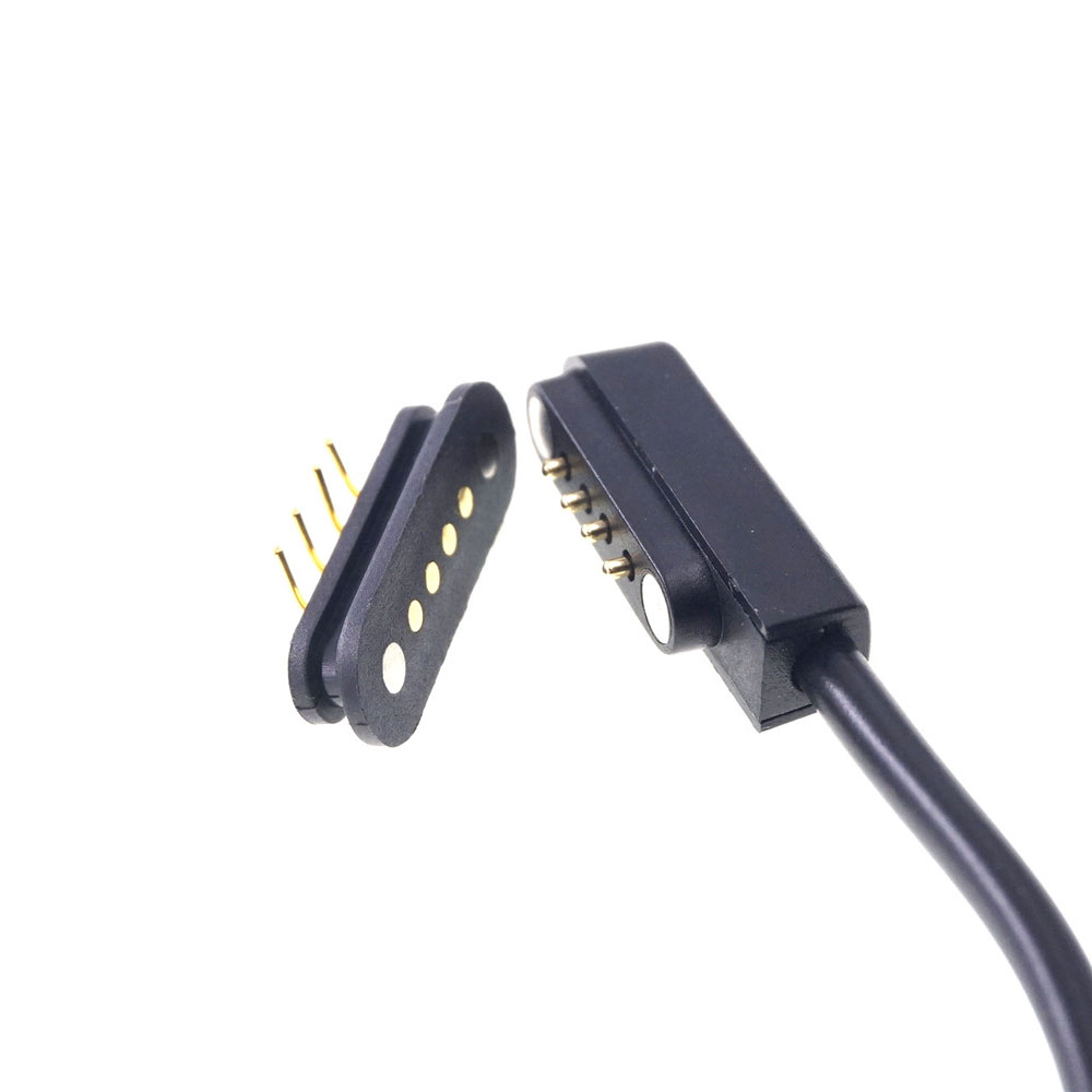RTLECS Magnetic USB Charging Cable Male Female Spring-Loaded Pin ...