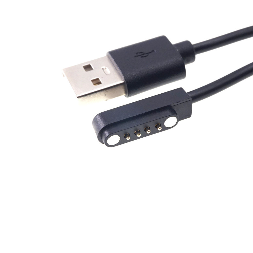 RTLECS Magnetic USB Charging Cable Male Female Spring-Loaded Pin ...